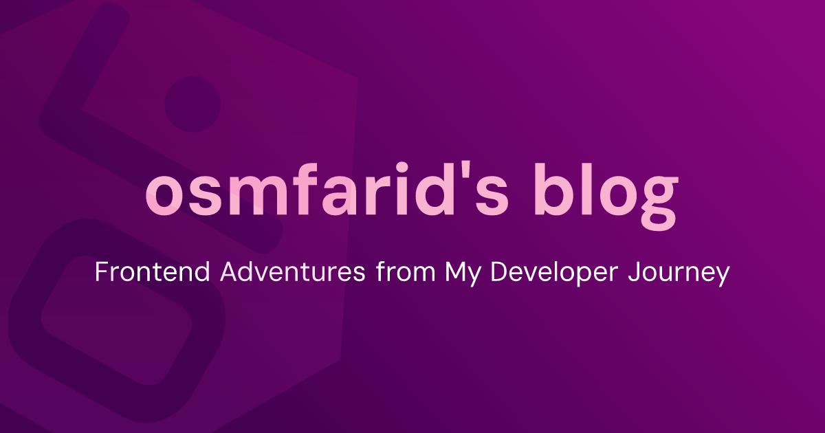 osmfarid's blog